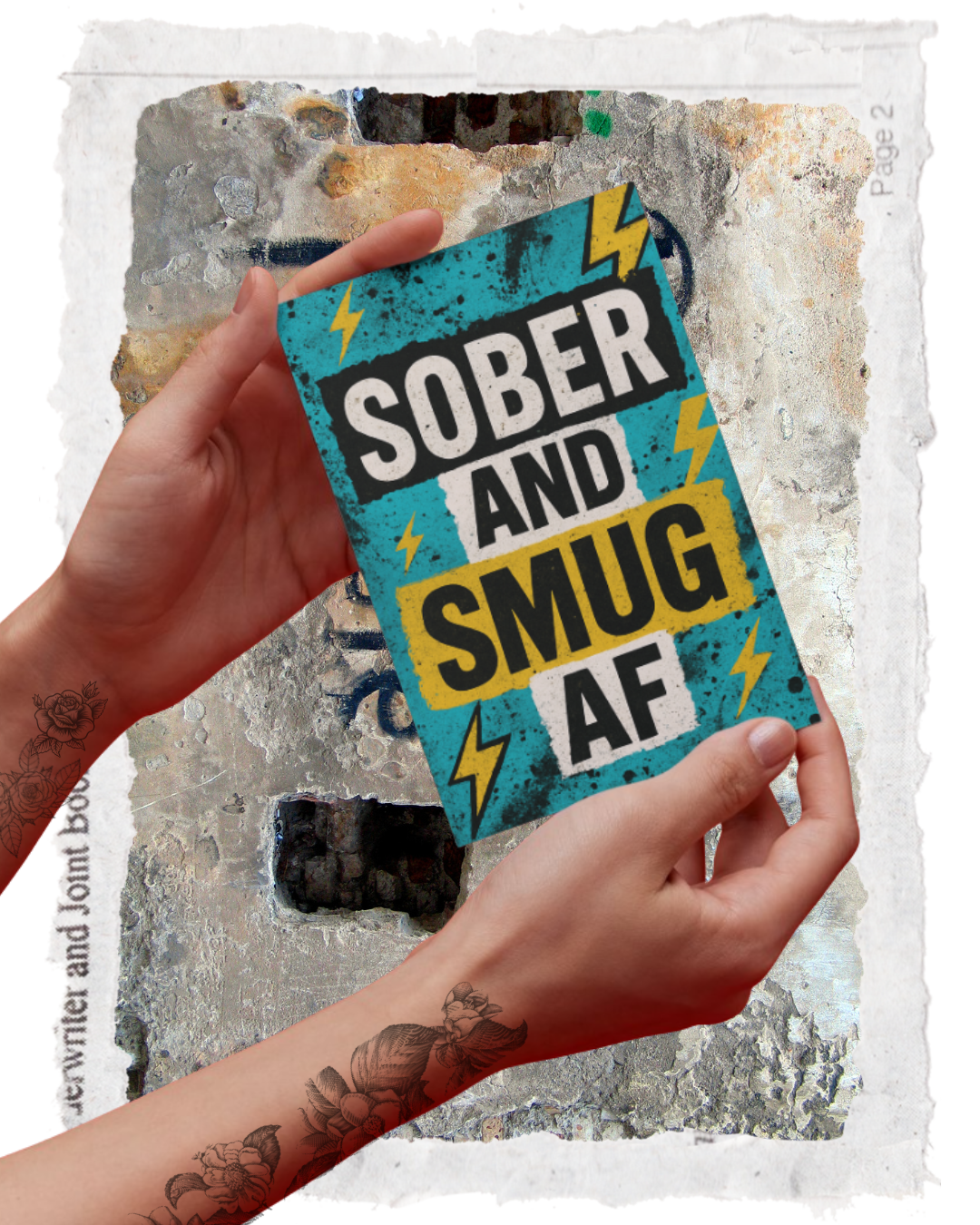 SOBER AND SMUG AF CARD – We Recover Loudly